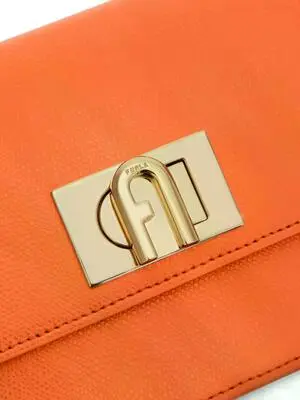 Furla Mini 1927 Leather Crossbody Bag - Orange
