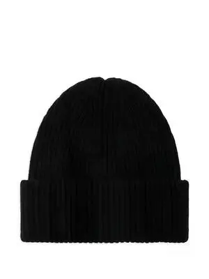 Almada Label Ribbed Beanie Hat