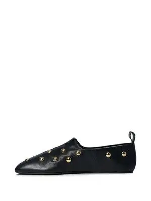Chloé Rita Studded Slip-on Ballet Flats - Black