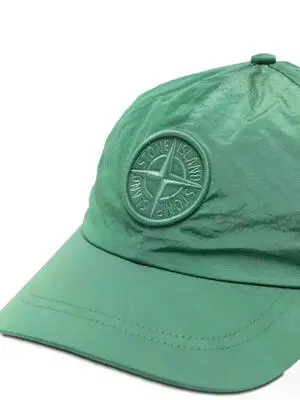 Stone Island Logo-embroidered Baseball Cap - Green