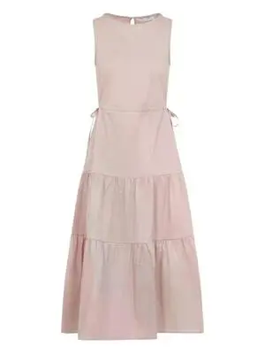 Peserico Sleeveless Midi Dress - Pink