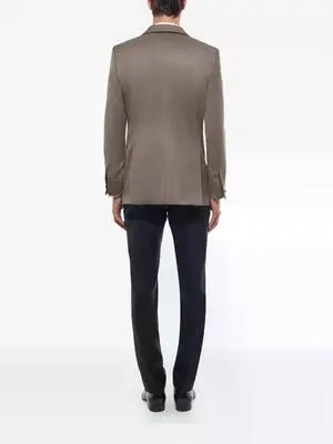FURSAC Shawl-collar Single-breasted Tuxedo - Brown
