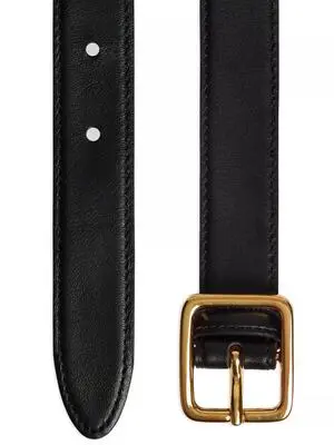 FURSAC Square-buckle Leather Belt