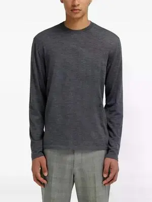 FERRAGAMO Crew-neck Sweater - Grey