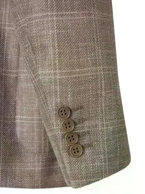 Canali Check-pattern Single-breasted Blazer