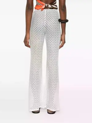 Missoni Open-knit Flared Trousers