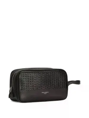 Dolce & Gabbana Woven Panelled Wash Bag