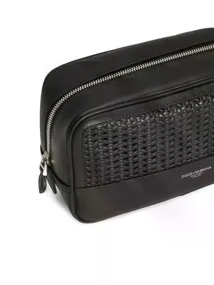 Dolce & Gabbana Woven Panelled Wash Bag