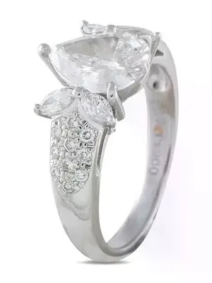 LB EXCLUSIVE Diamond And Platinum Ring