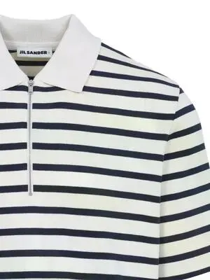 JIL SANDER Half-zip Polo Shirt - White