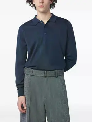 John Smedley Long Sleeve Polos For Men