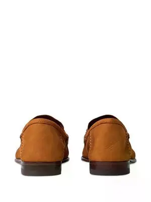 Gucci Horsebit Almond-toe Loafers - Brown
