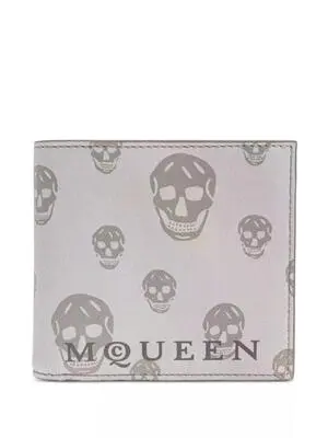 Alexander McQueen Skull-print Wallet - Grey