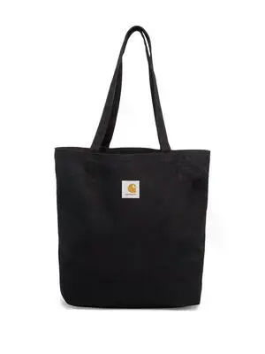 Carhartt Work In Progress Graphic-print Canvas Tote Bag - Black