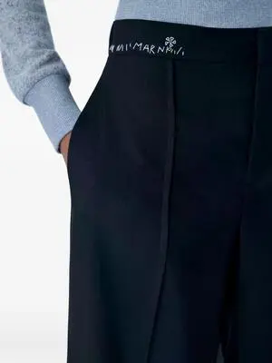Marni High-waisted Wide-leg Trousers