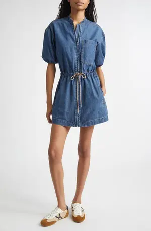 Veronica Beard Akerman Denim Minidress