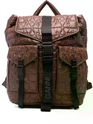 GANNI Quilted Backpack