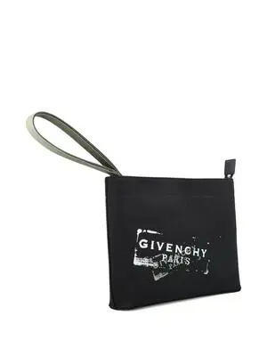 Givenchy Logo-print Clutch - Black