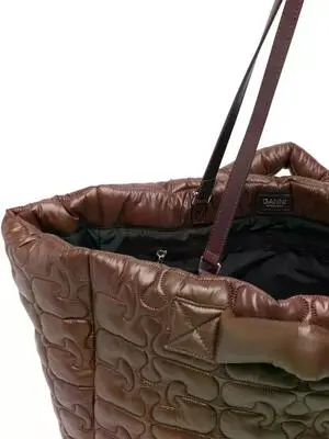 GANNI Quilted Re-tech Xxl Tote Bag