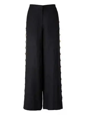 Simkhai Cayman Studded Palazzo Pants - Black