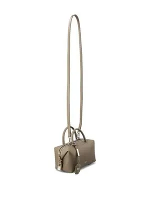 Max Mara Top Handle Padlock-detail Tote Bag - Brown