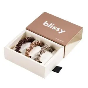 BLISSY Skinny Silk Scrunchies