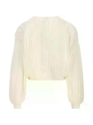 Loewe Balloon-sleeve Sweater - Neutrals
