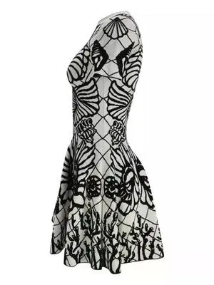 Alexander McQueen Shell-print Mini Dress