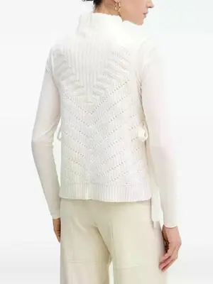 PEDRO DEL HIERRO Knitted Vest - White