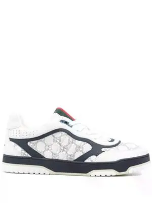 Gucci Logo-pattern Sneakers - White