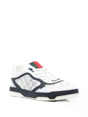 Gucci Logo Pattern Sneakers - White