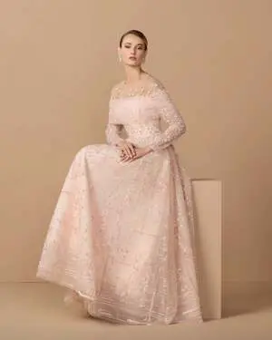 MAC DUGGAL COLLECTION Embellished Off-the-shoulder Ball Gown