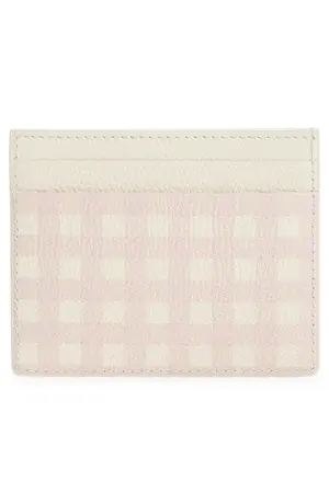 Valentino Garavani Vlogo Signature Le Chat De La Maison Leather Card Case - Ivory/multi