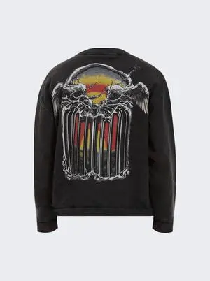 WHO DECIDES WAR Moon Pullover - Black