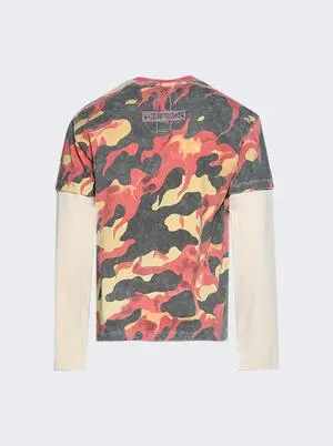 WHO DECIDES WAR BY EV BRAVADO Flame Camo Double Jersey