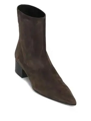 Khaite Andee Pointed Boots - Brown