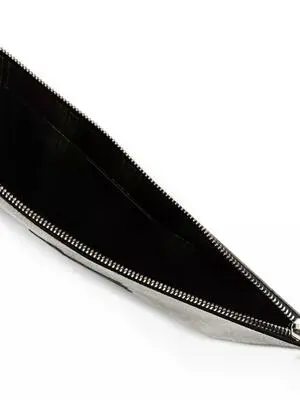 Etro Logo-detail Clutch Bag - Grey