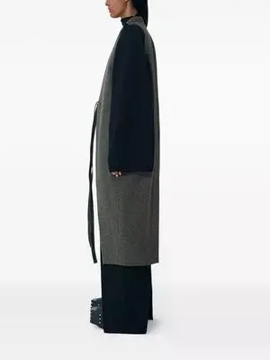 Rick Owens Self-tie Sleeveless Coat - Grey