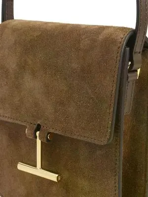 TOM FORD T-bar Shoulder Bag - Brown