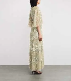 NEEDLE & THREAD Anais Sequin Gown