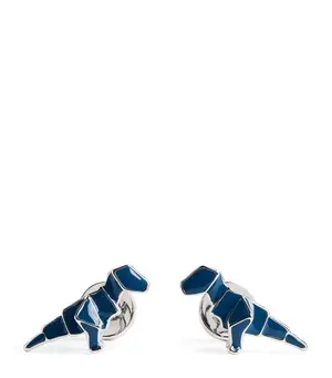 BABETTE WASSERMAN LONDON Origami Dinosaur Cufflinks