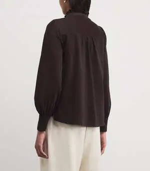 ME+EM Corduroy Lyocell Blouse