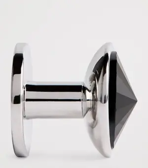 BABETTE WASSERMAN LONDON Rhodium-plated Galileo Stud Cufflinks