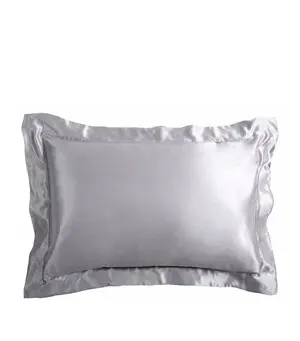 Gingerlily Silk Oxford Pillowcase - Silver