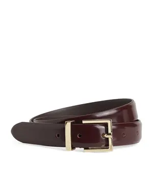 Sandro Leather Belt - Red