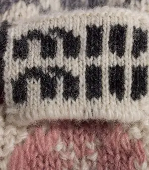 Miu Miu Wool-cashmere Knitted Bag Charm