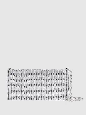 REISS Beaded Shoulder Bag With Removable Strap