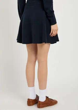 GANNI Wool And Cashmere-blend Mini Skirt