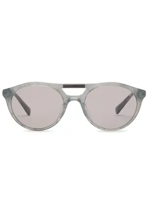 Brunello Cucinelli Flattop Round-frame Sunglasses