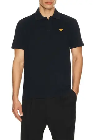 Versace Embroidered Polos For Men